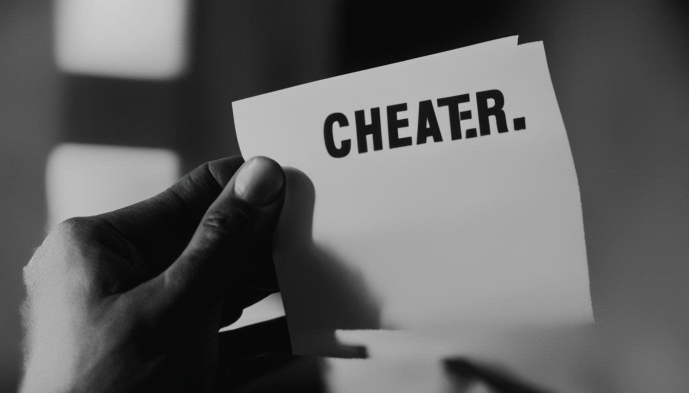 Are cheaters guilty?