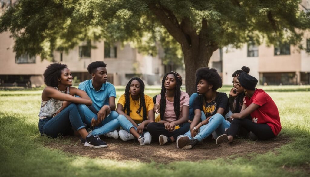 What is the mental health of black communities adolescents?