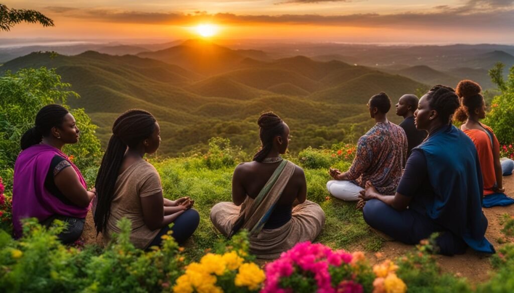 How do Africans deal with mental health?